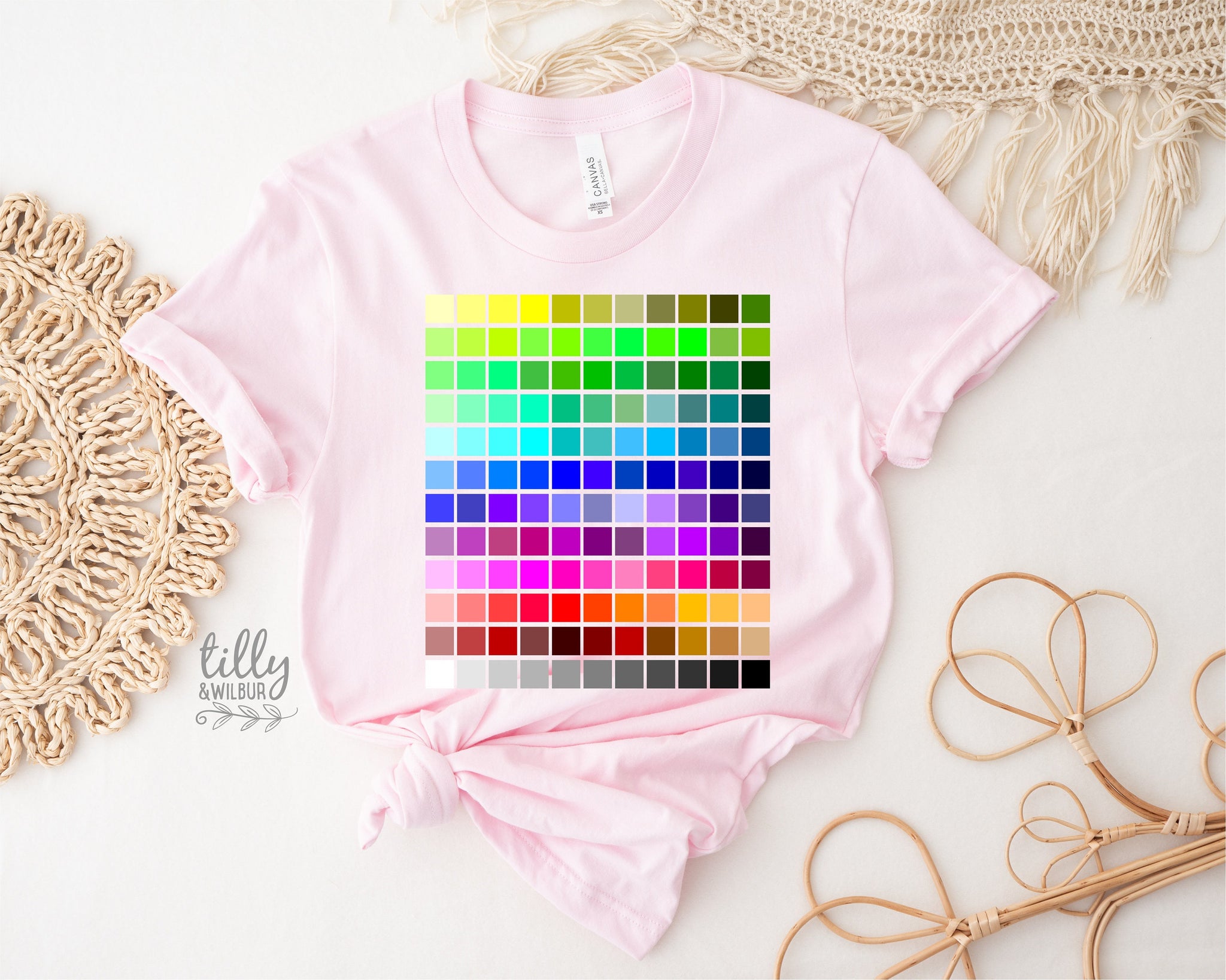 Colour Chart T-Shirt - Tilly&Wilbur®